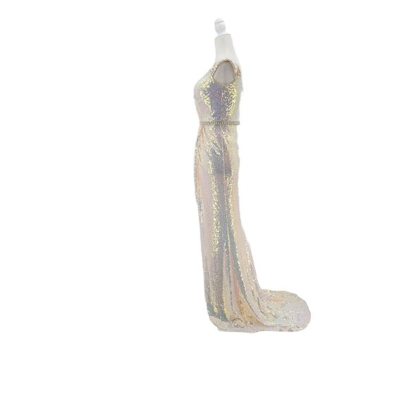 Emprada | Dresses | Nwt Emprada Vanessa Opal White Multi Off Shoulder ...